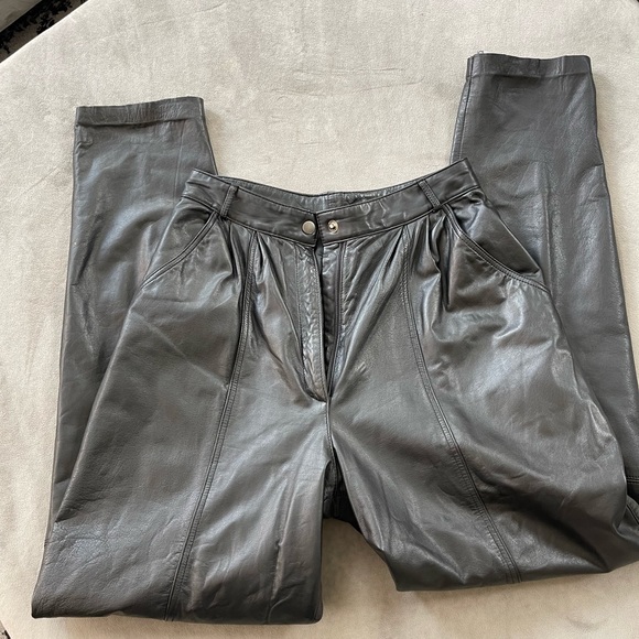Calliope | Pants & Jumpsuits | Vintage Genuine Leather Pants By ...